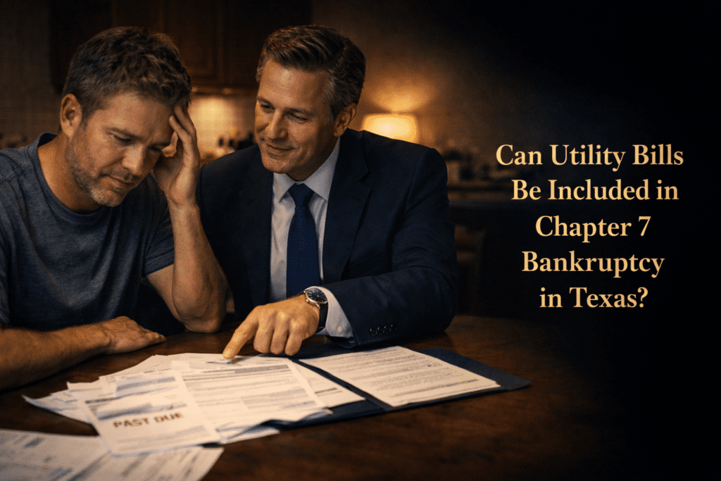 Can Utility Bills Be Included in Chapter 7 Bankruptcy in Texas?